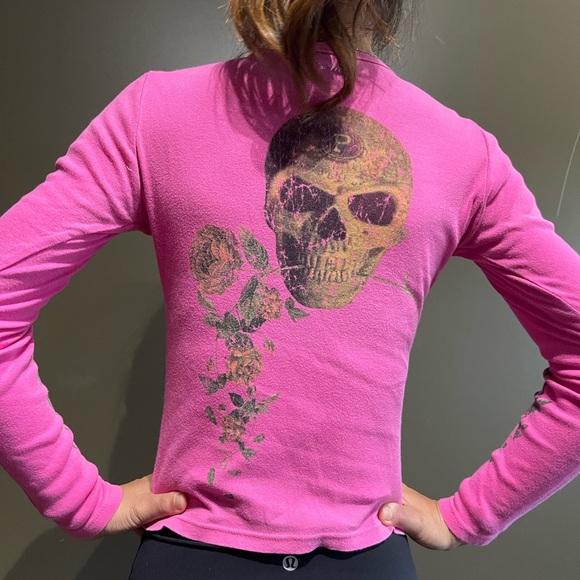 Vintage | Tops | Y2k Teess Me Skull Ls7 X 19 Inches Chest Length | Poshmark